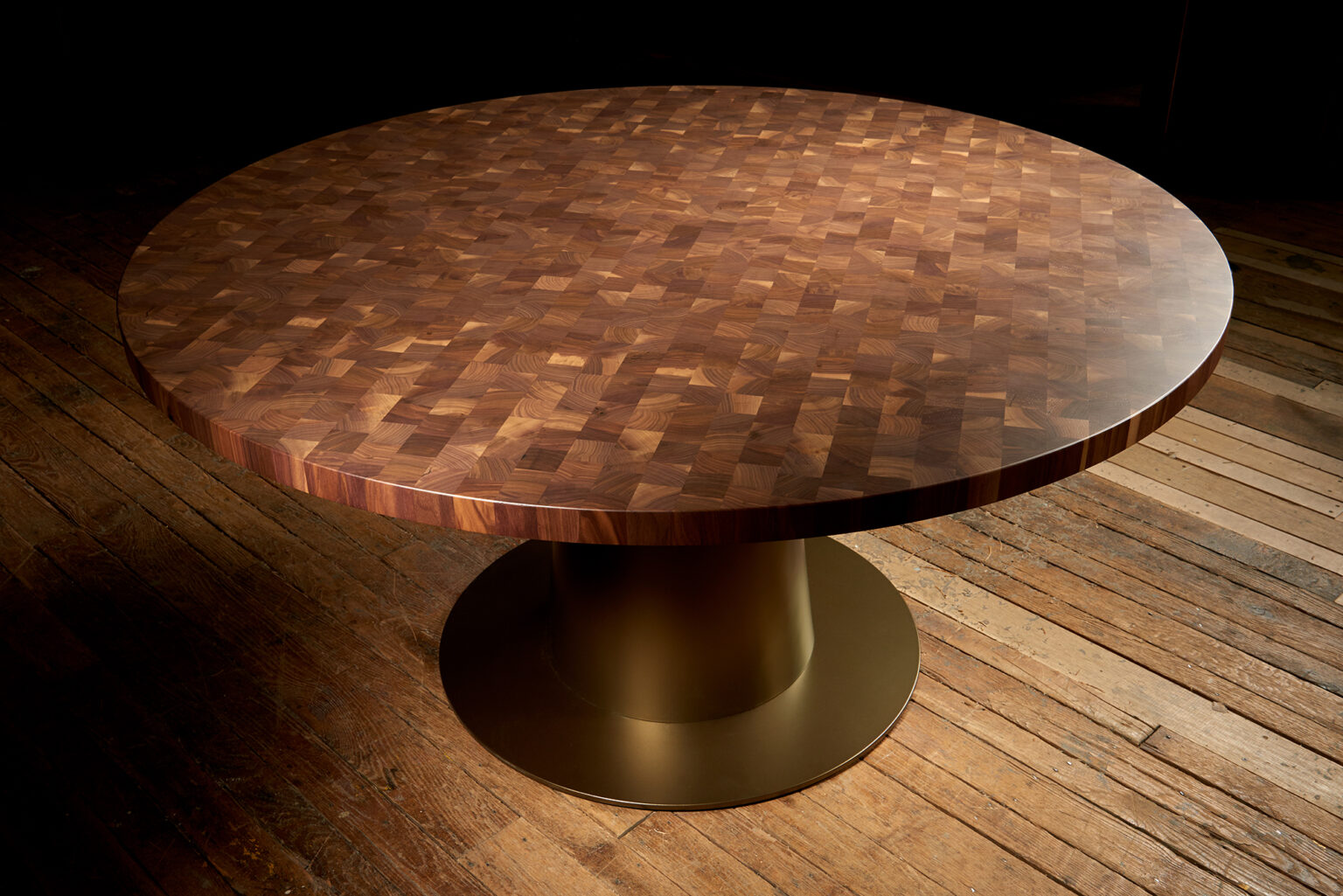 Union Square Cafe – Black Walnut End-Grain Table – Mark White, Inc.